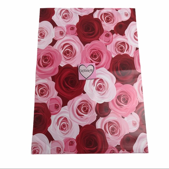 Office | 2 Poly Mailers Roses Print Self Seal Size 10x13 | Poshmark